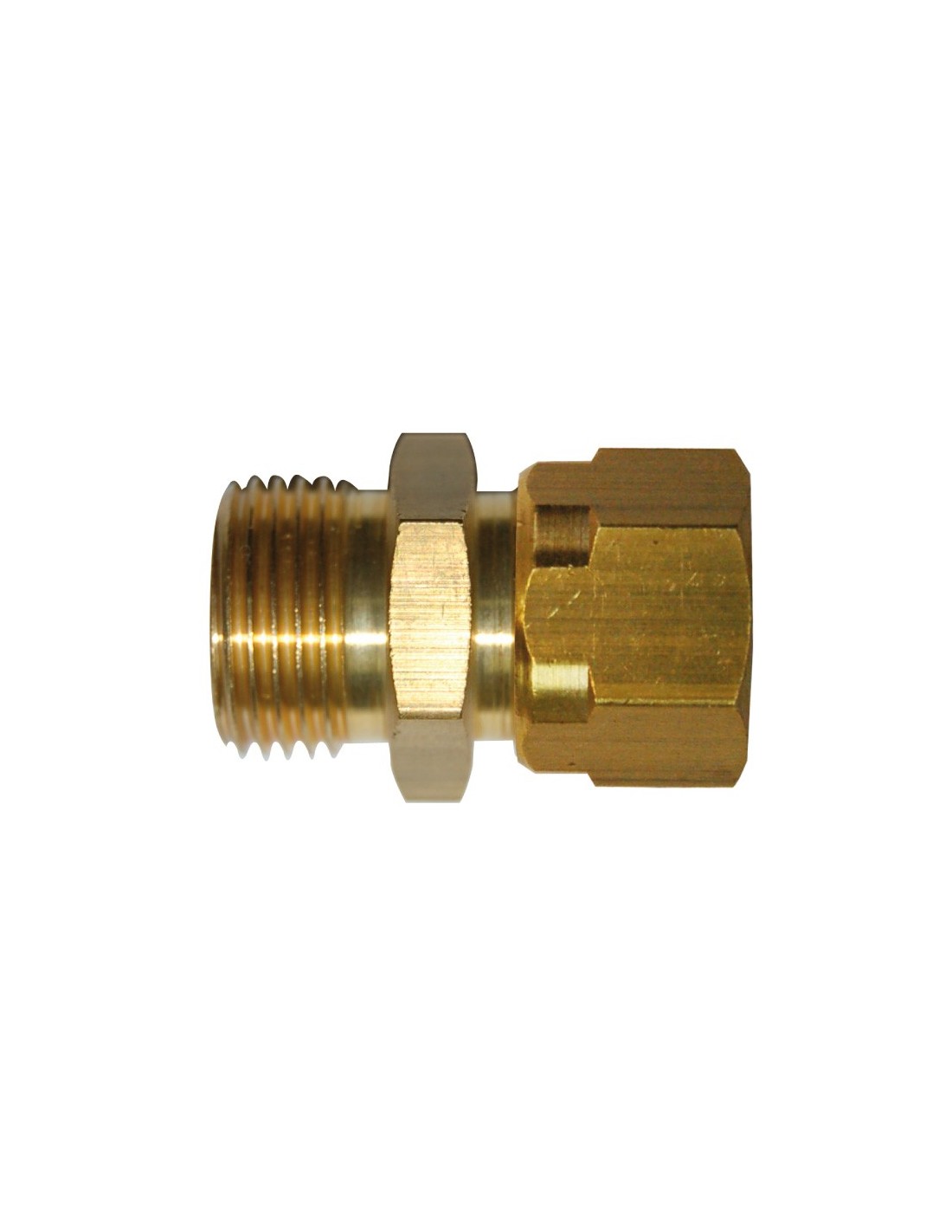 UNION TUBO-MACHO Ø.12 mm - 3/8" M PARA BICONO LATON